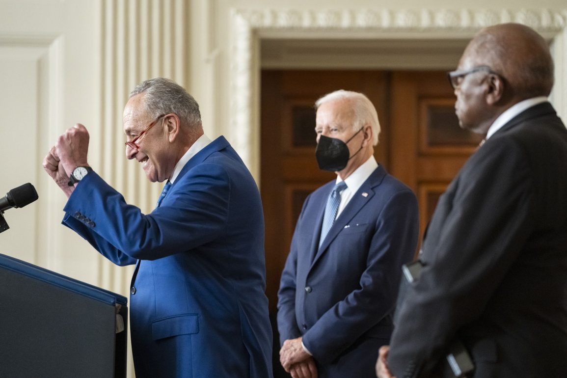 Schumer Caught on Hot Mic Admitting Democrats are in Trouble - Nightly ...